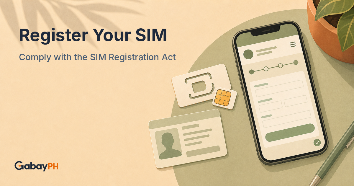 Paano Mag-register ng SIM Card sa Pilipinas (2026) — GabayPH