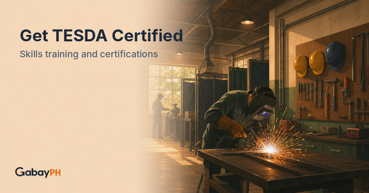 Paano Kumuha ng TESDA Certification (2026 Guide) — GabayPH